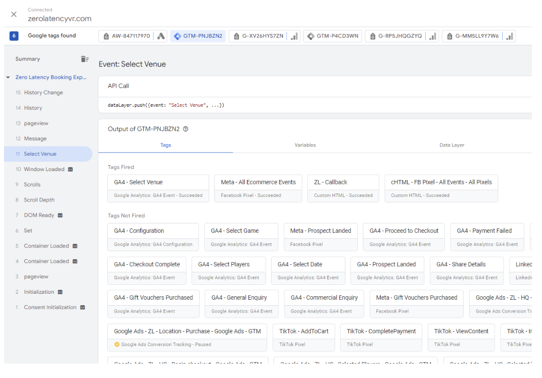How can I validate Google Tag Manager tags? – Zero Latency VR