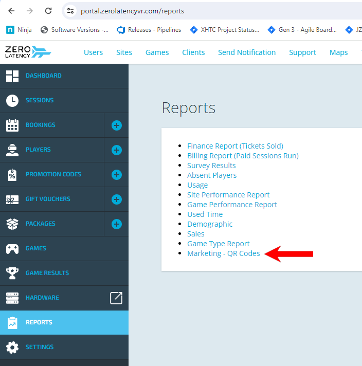 How to view QR Code analytics and download your QR Codes – Zero Latency VR
